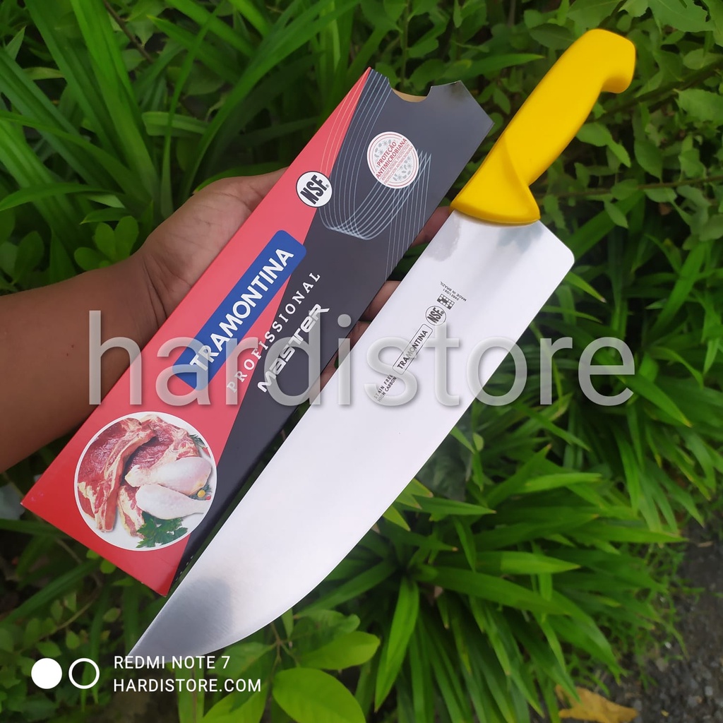 Jual PISAU SEMBELIH & IRIS DAGING 11 inchi / 28 cm TRAMONTINA MEAT BUTCHER KNIFE 24621/051 ...