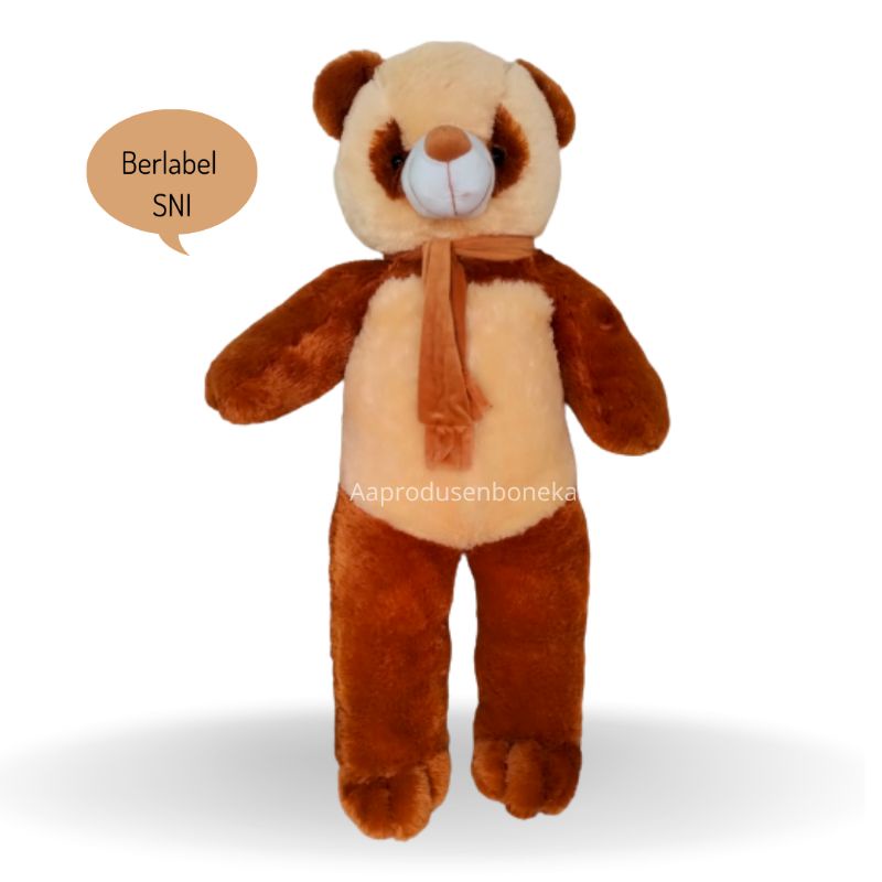 Jual BONEKA PANDA CINA BERDIRI DASI SYAL Ukuran 70 cm 80 cm 100 cm 110 ...