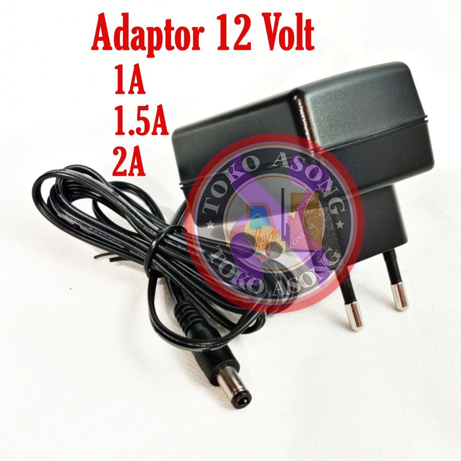 Jual Adaptor 12V 1A 1.5A 2A 3A 5A power suplly 12 Volt | Shopee Indonesia