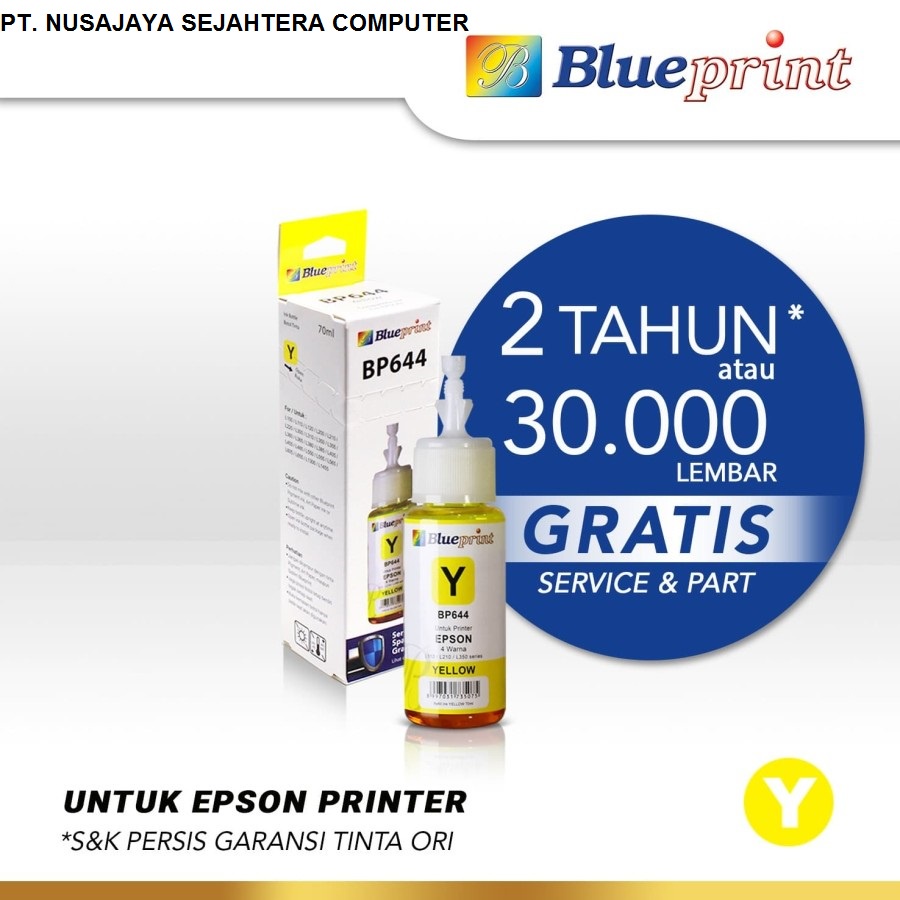 Jual Tinta Epson BLUEPRINT 664 Refill For Printer Epson L120, L220 ...
