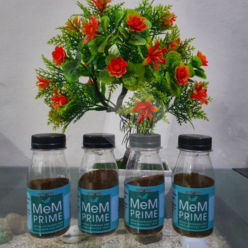 Jual Pelet MEM Prime 200-300 Mikron 50gr Original /Pelet Ikan Hias 2/3 ...