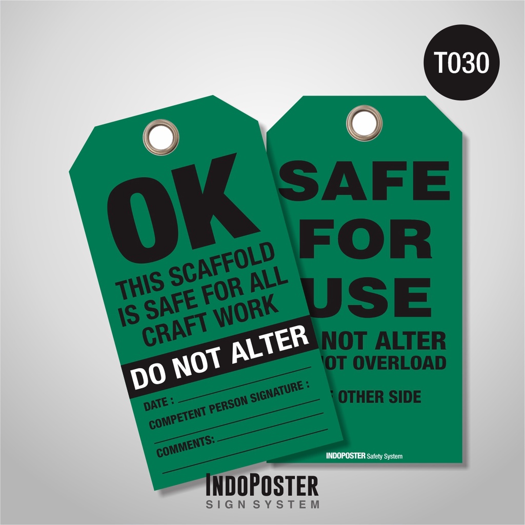 Jual Tag Out LOTO Lock Out Tag Out PVC Safety K3 OSHA ANSI ISO OK This ...