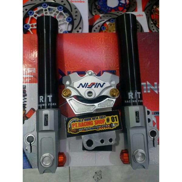 Jual TABUNG SHOCK COPY ORI RT STAGE PLUS KALIPER NISSIN 2 PISTON ...