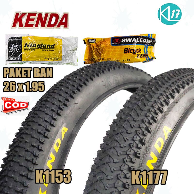 Jual BAN LUAR 26 X 1.95 KENDA BAN LUAR SEPEDA 26 GUNUNG MTB TOURING CITY BIKE PAKET HEMAT BAN ...