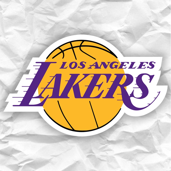 Jual Sticker NBA Los Angeles Lakers | Sticker Lakers | Stiker Lakers ...