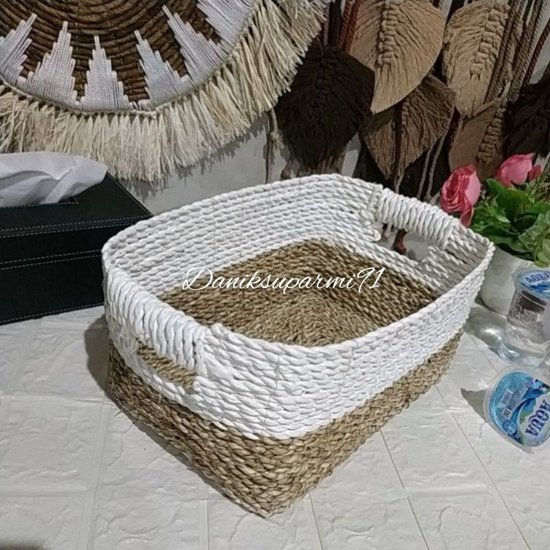 Jual keranjang anyaman serba guna | Shopee Indonesia