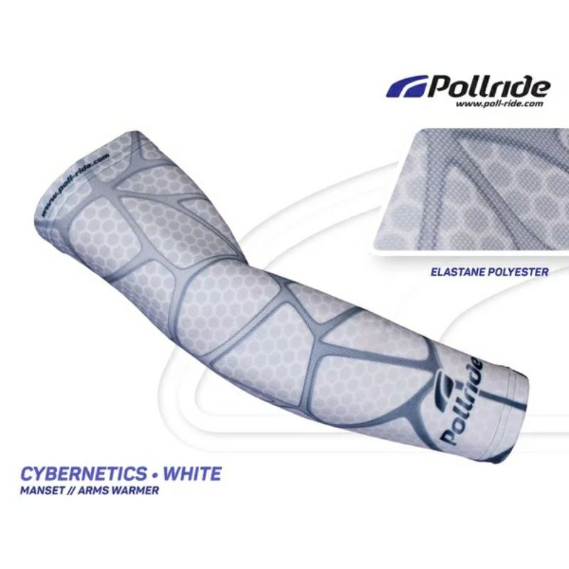 Jual Manset sepeda pollride cybernatic white | Shopee Indonesia