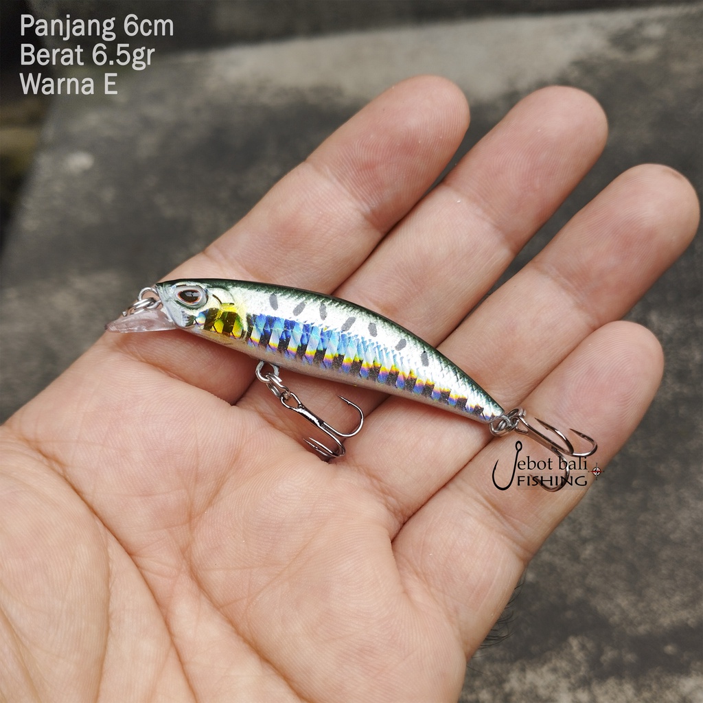Jual Lure Minnow UL Sinking 60s - Umpan Pancing Casting UL - Ultralight ...