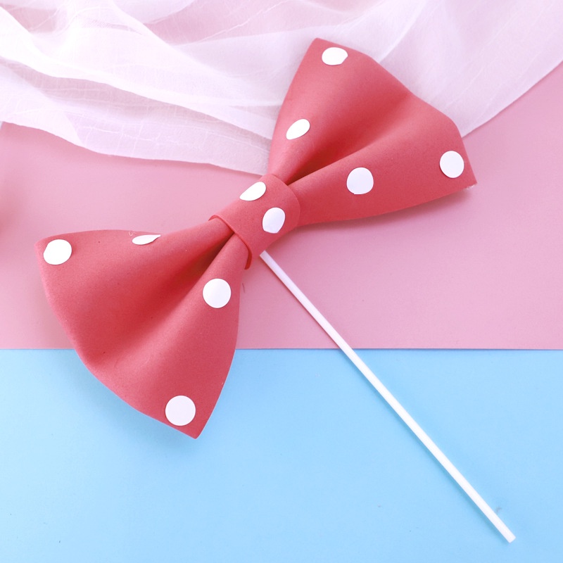 Jual Topper Cake Mickey Minnie Mouse Bow / Pita Dekorasi Kue dan Pita ...