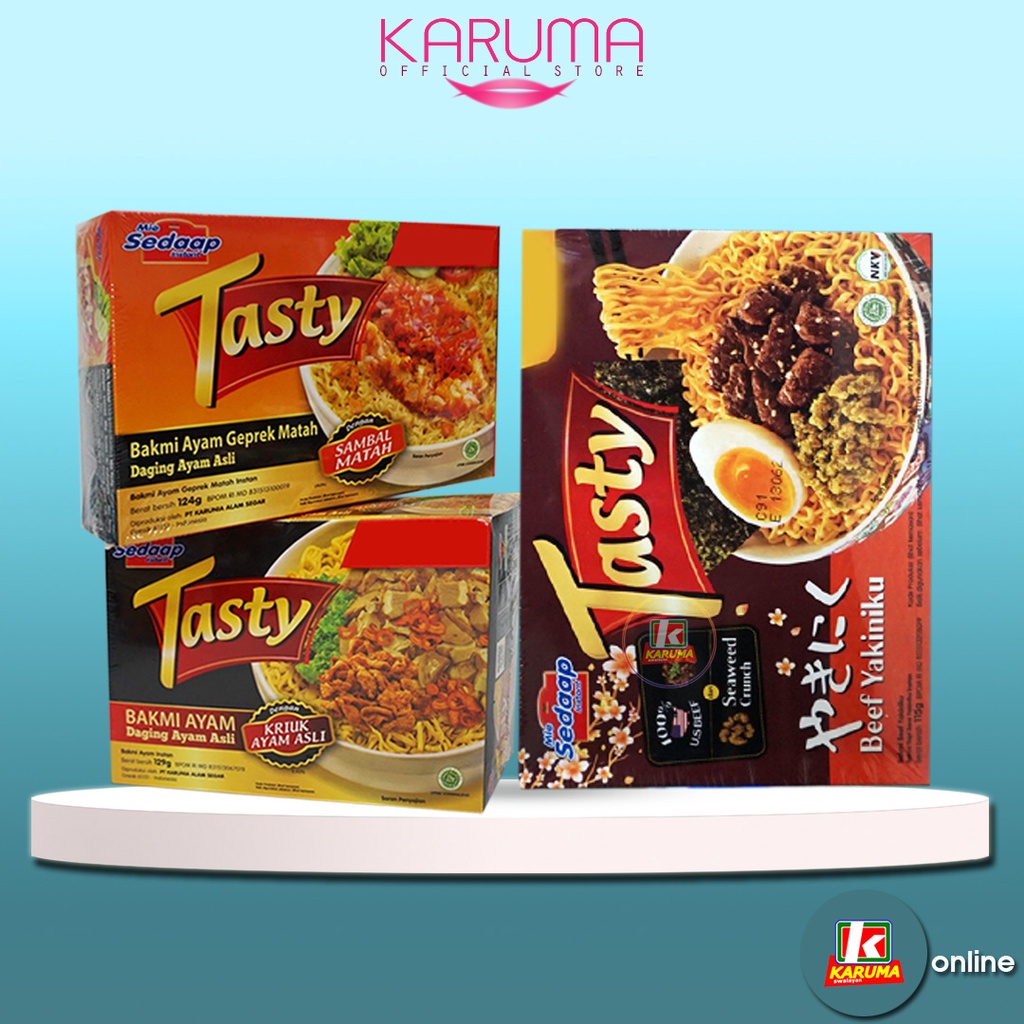 Jual Sedap Tasty 124gr Ayam Bawang | Mi Sedaap Tasty 124gr Ayam Geprek ...
