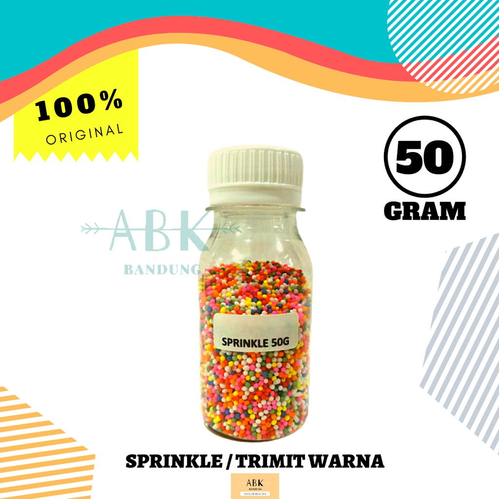 Jual SPRINKLE TRIMIT 50GR | SPRINKLES RAINBOW 50G | SPIKEL 50 GR ...