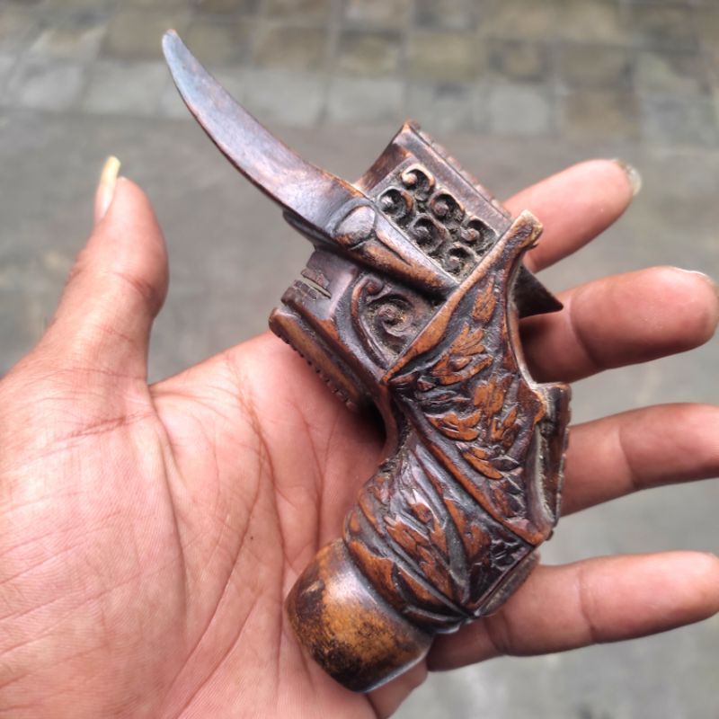 Jual Deder Keris / Pegangan Keris / Handle KerisBahan Kayu Sawo ...