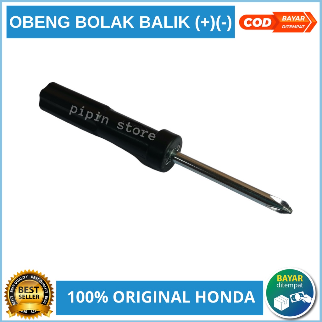 Jual Obeng Bolak Balik Plus Minus 2 Way / Obeng Motor Honda Original ...