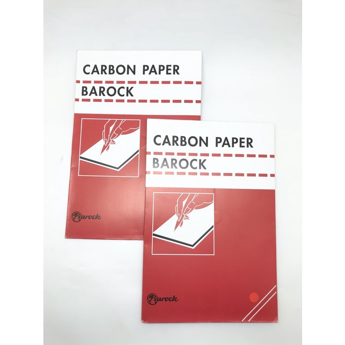 Jual Carbon Paper / Kertas Karbon Jahit Merek Barock - Merah | Shopee ...