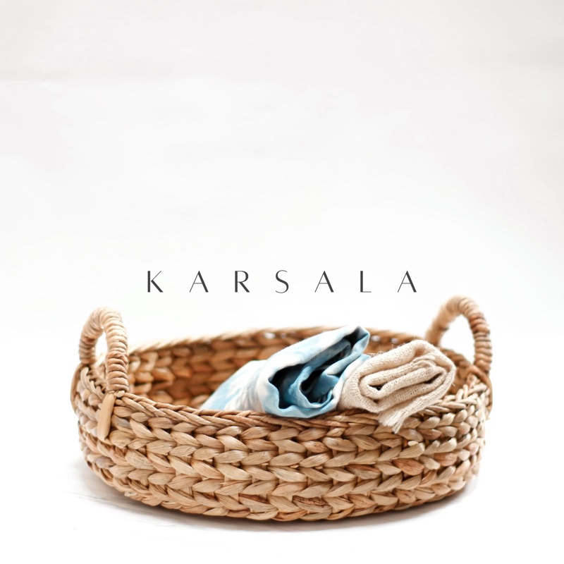 Jual KARSALA Gavala Tray | Nampan Anyaman Eceng Gondok | Tempat ...