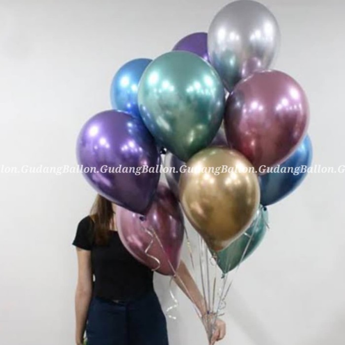 Jual Balon Metalik Chrome / Balon Latex / Balon Karet / Balon Chrome ...