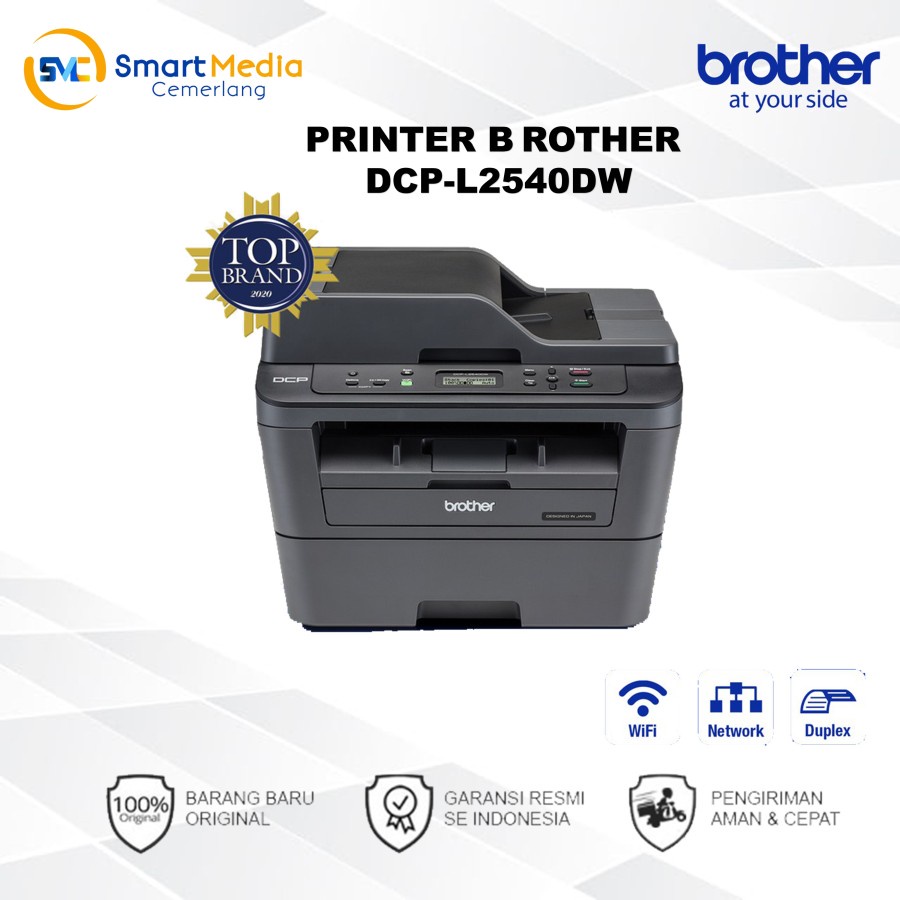 Jual Printer Brother DCP-L2540DW Laser Mono Multifunction- 100% ORIGINAL | Shopee Indonesia