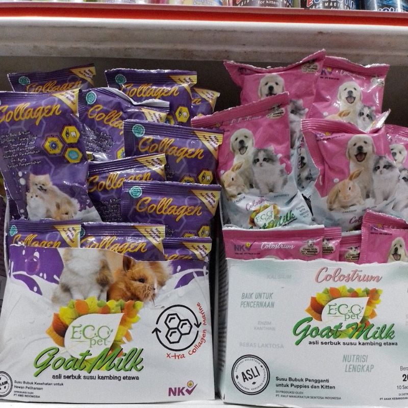 Jual Susu kucing dan anjing1 sac 20gr | Shopee Indonesia