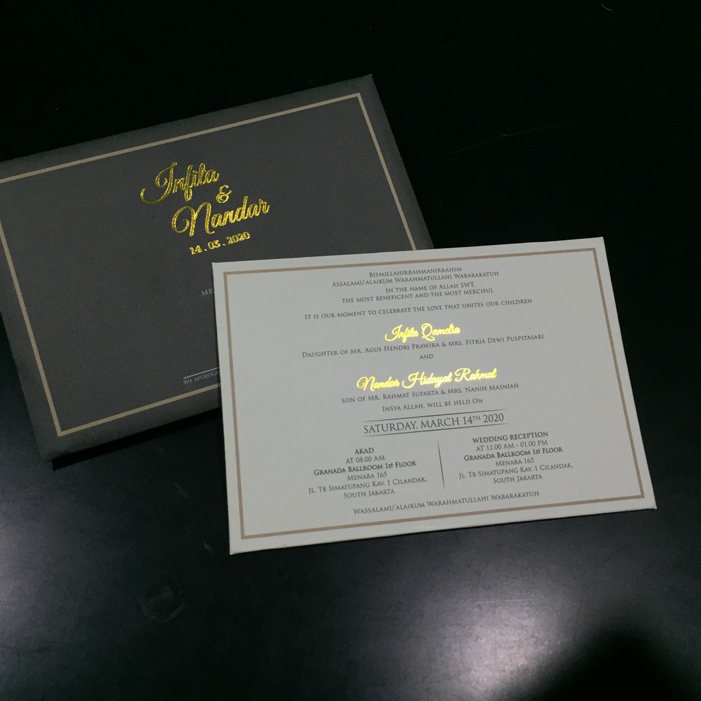 Jual Undangan Pernikahan Hard Cover Landscape | Shopee Indonesia