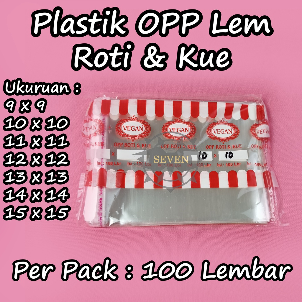 Jual OPP ROTI - KANTONG PLASTIK OPP LEM KEMASAN ROTI DONAT KUE | Shopee ...