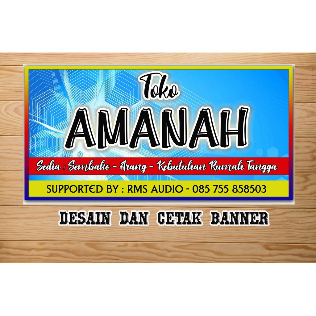 Jual DESAIN DAN CETAK BANNER 2X1 METER | Shopee Indonesia