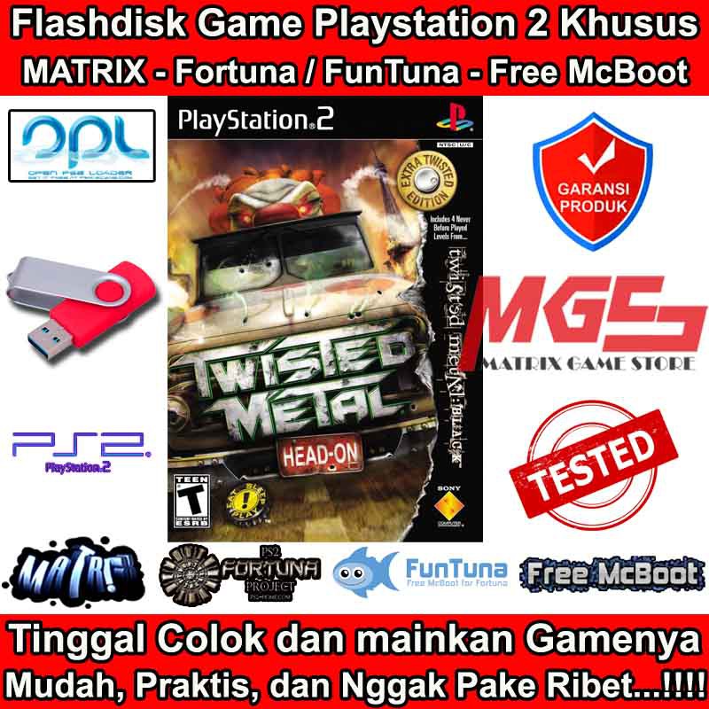 Jual Flashdisk Game PS2 PS 2 Twisted Metal - Head On Extra Twisted ...