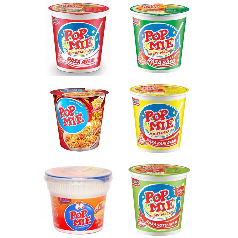 Jual Pop Mie Mi Instan Cup Pop Mie Goreng Pop Mie Kuah | Shopee Indonesia