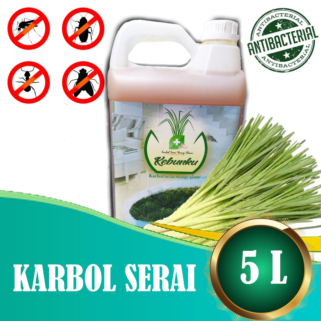 Jual KARBOL SERAI ALAMI KEBUNKU 5000 ml | Shopee Indonesia
