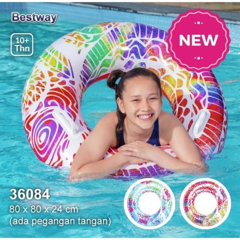 Jual BESTWAY SUMMER SWIM RING BAN RENANG REMAJA DAN DEWASA CORAK MODEL ...