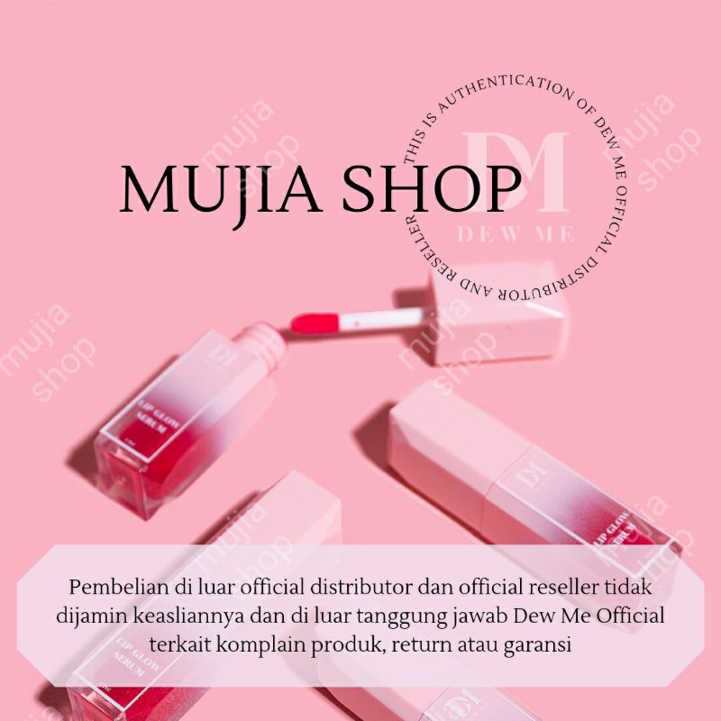 Jual Lip Serum dew me | Lip Glow Serum Dew Me | Dew Me | Shopee Indonesia