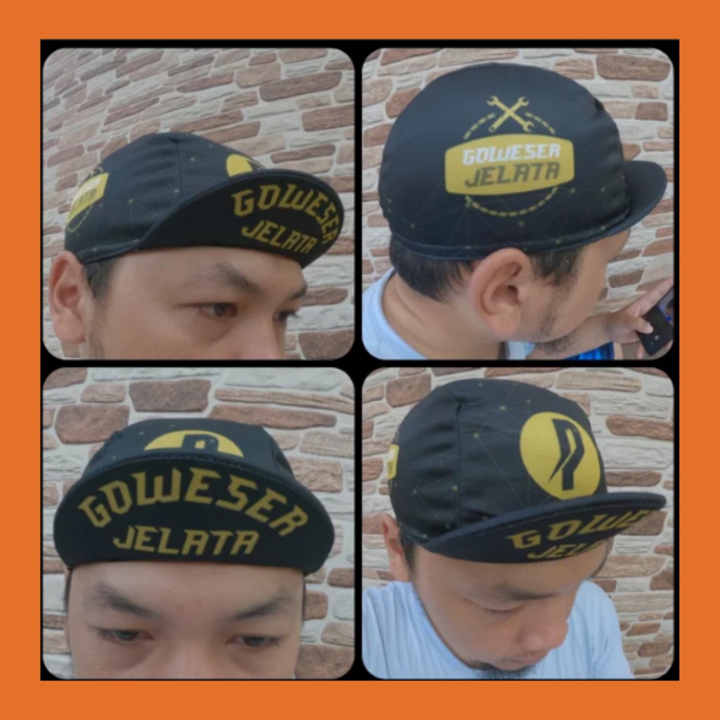 Jual TOPI SEPEDA GUNUNG TOPI SEPEDA SELI TOPI SEPEDA CYCLING CAP COSTOM ...
