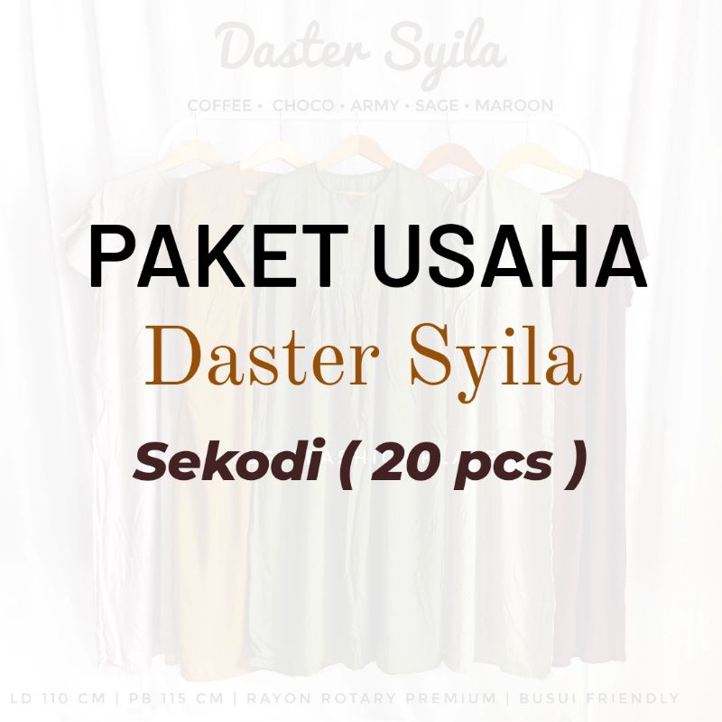 Jual Paket Usaha Daster Syila SEKODI (20pcs) | Shopee Indonesia