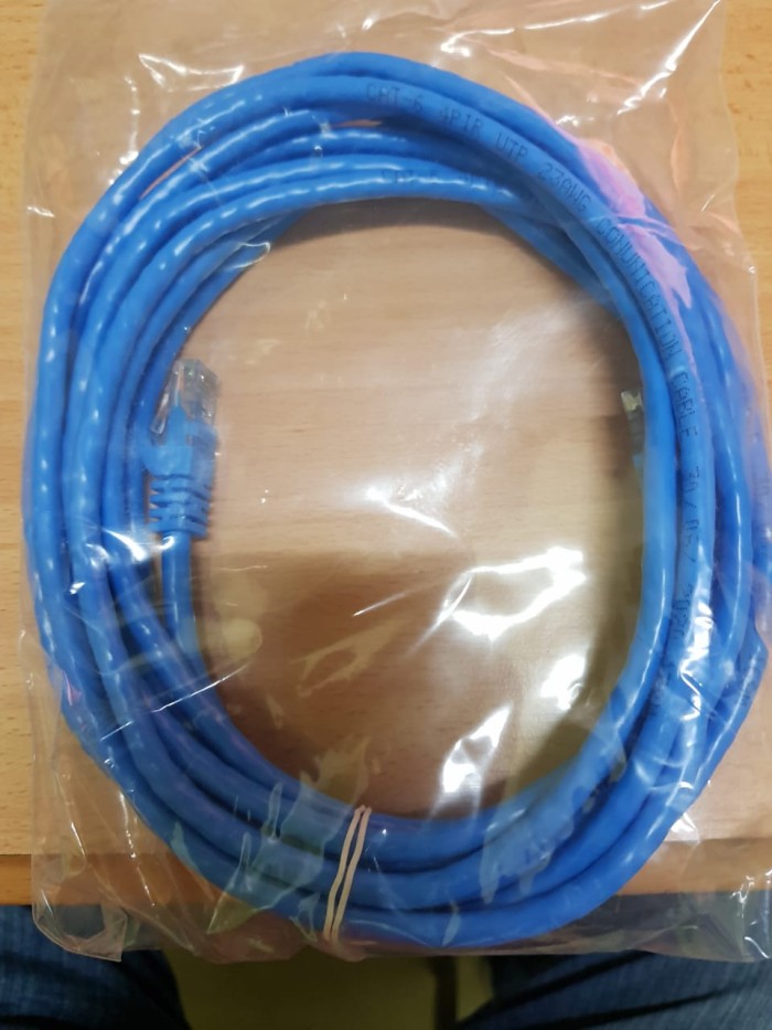 Jual KABEL LAN / UTP RJ45 CAT6 PANJANG 5METER | Shopee Indonesia