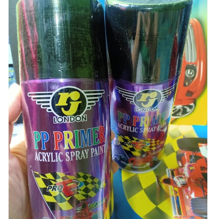 Jual Plastik Primer PP Primer RJ London Pilox Pilok Cat Semprot / Cat Dasar Plastik (300cc ...