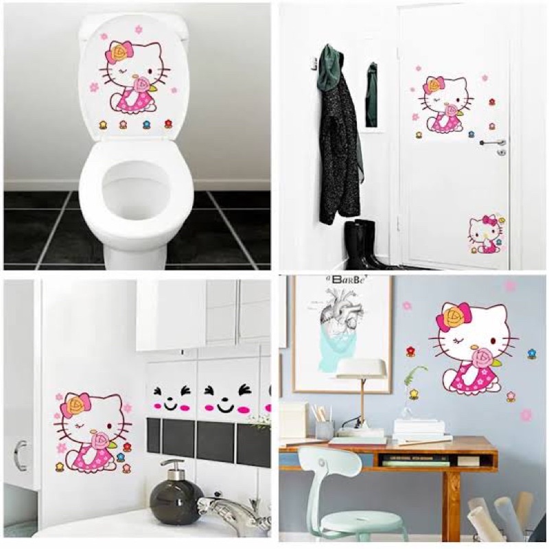 Jual stiker hello kitty sticker jumbo hello kitty sticker dinding ...
