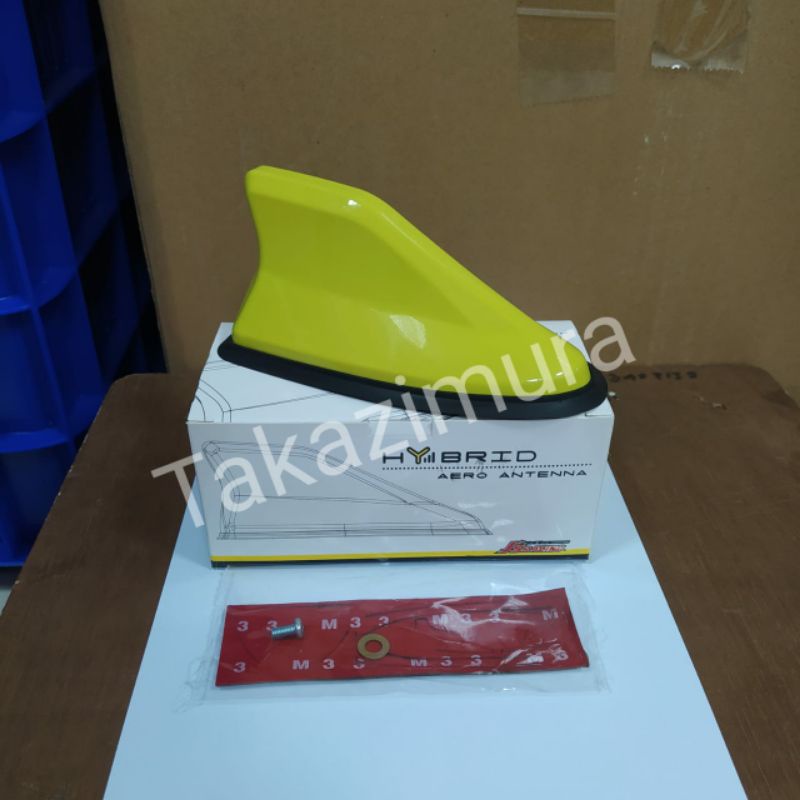 Jual Antena sirip hiu shark fin hybrid kuning muda lemon mobil all new ...