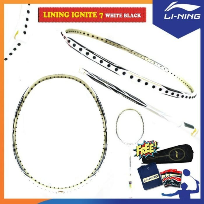 Jual RAKET BADMINTON LINING IGNITE 7 ORIGINAL 100% (FREE PEMASANGAN ...
