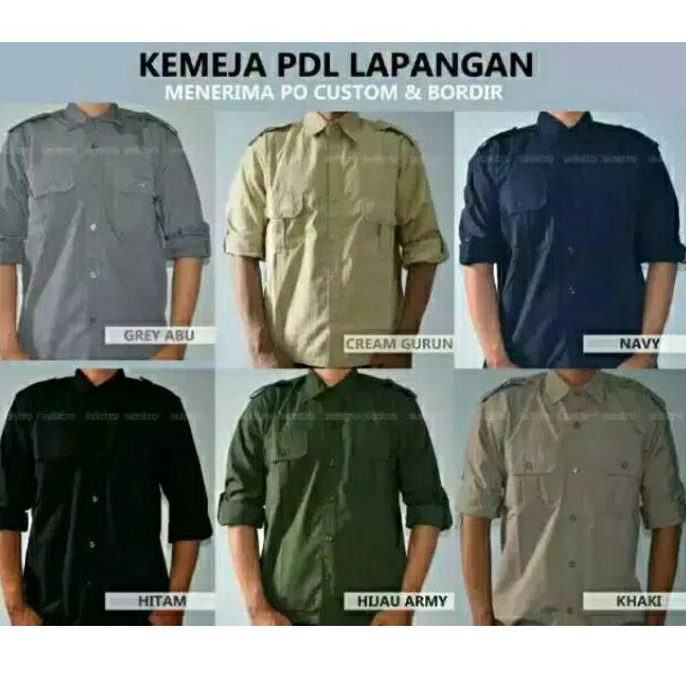 Jual {G-EJQ》 { 》 COD KEMEJA PDL LAPANGAN KEMEJA LAPANGAN COD Kemeja PDL Lapangan Baju Kerja ...