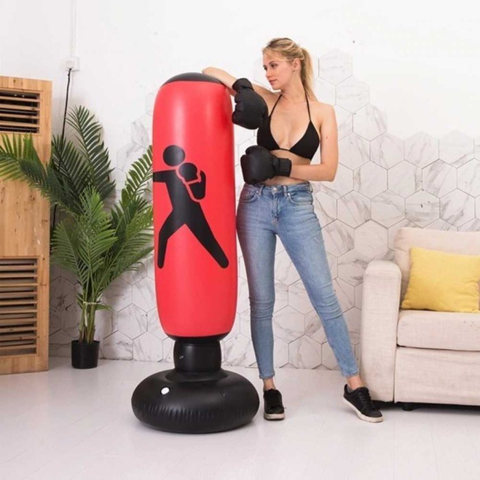 Jual Fqe01V2D Samsak Tinju Boxing Samsak Portable Air/Boxing Air Bag ...
