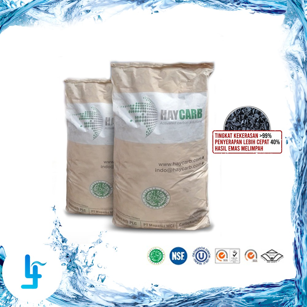 Jual Karbon Carbon Aktif Tambang Emas Rakyat mesh 6 x 12 Gold Mining ...