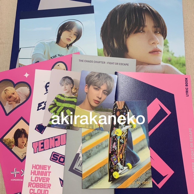 Jual ALBUM TXT FIGHT OR ESCAPE FOE Soobin Yeonjun Hueningkai Taehyun ...