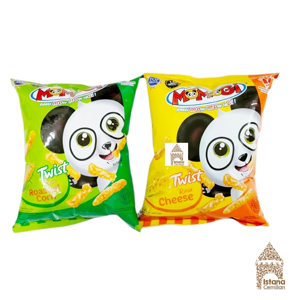 Jual Momogi Twist Cheese / Roasted Corn JUMBO 75 Gram | Shopee Indonesia