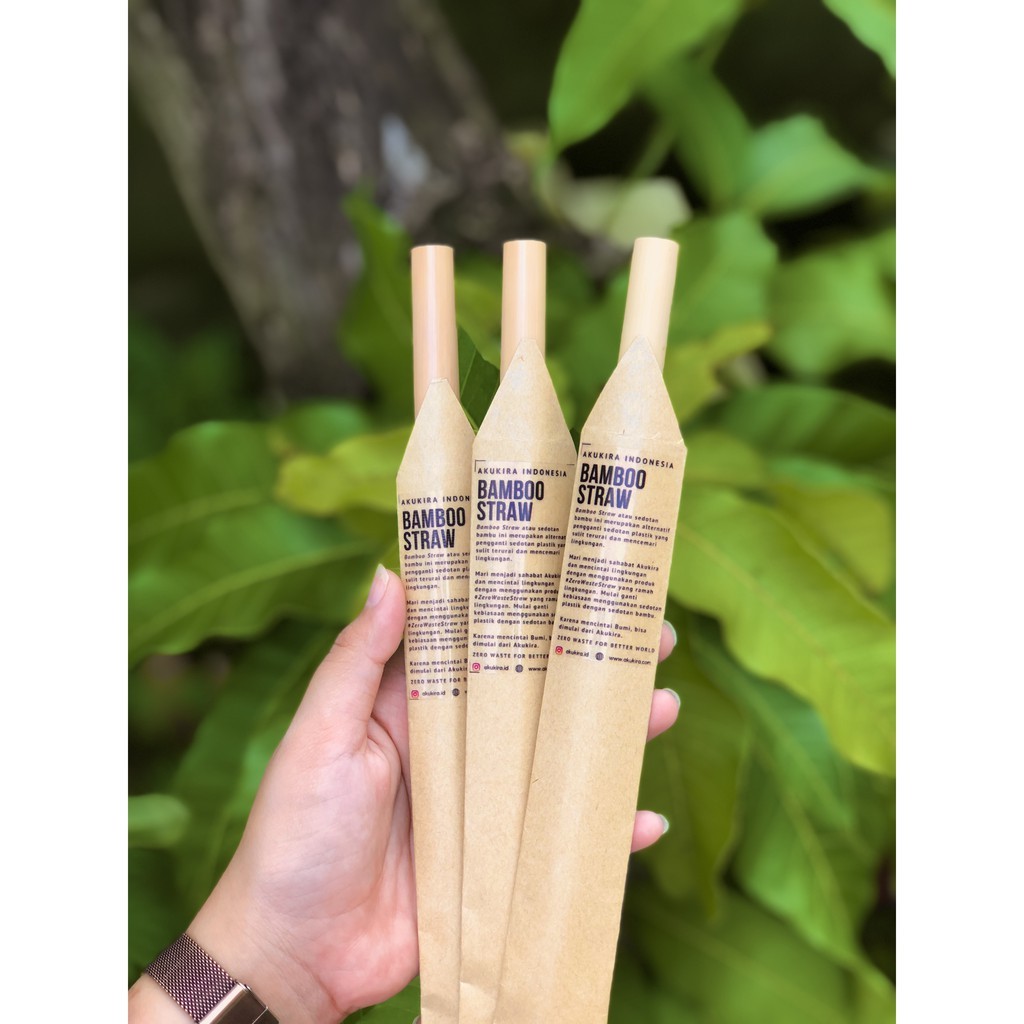 Jual Sedotan Bambu Premium Customable | Akukira Bamboo Straw | Shopee ...