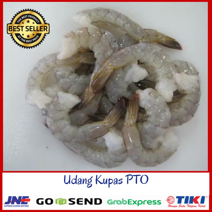 Jual Udang Kupas Bersih 1 kg PTO /Udang Kupas Segar /Udang kupas Fresh ...