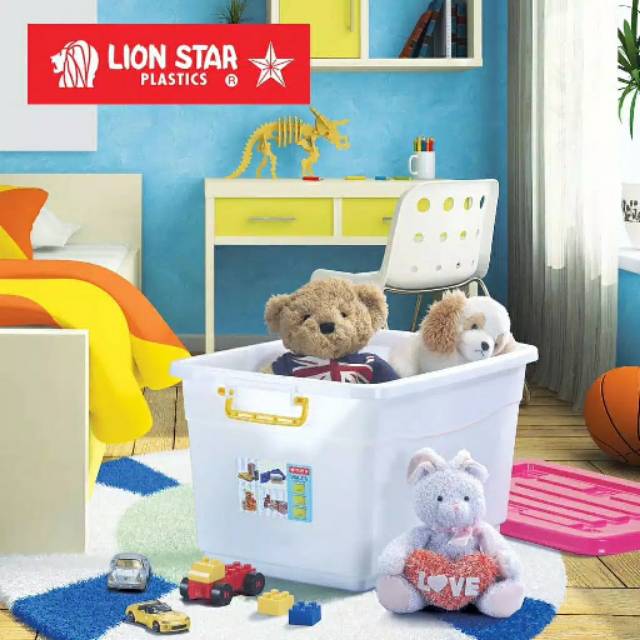 Jual lion Star Box Container Wagon 50 L storage lionstar kotak 50 liter ...