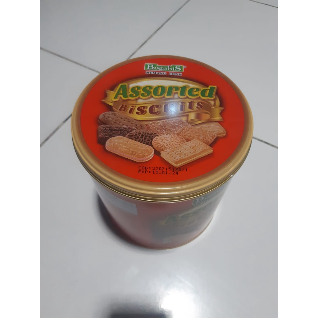 Jual Bogabis Assorted Biscuit Kaleng 350gr | Biskuit kaleng mix ...