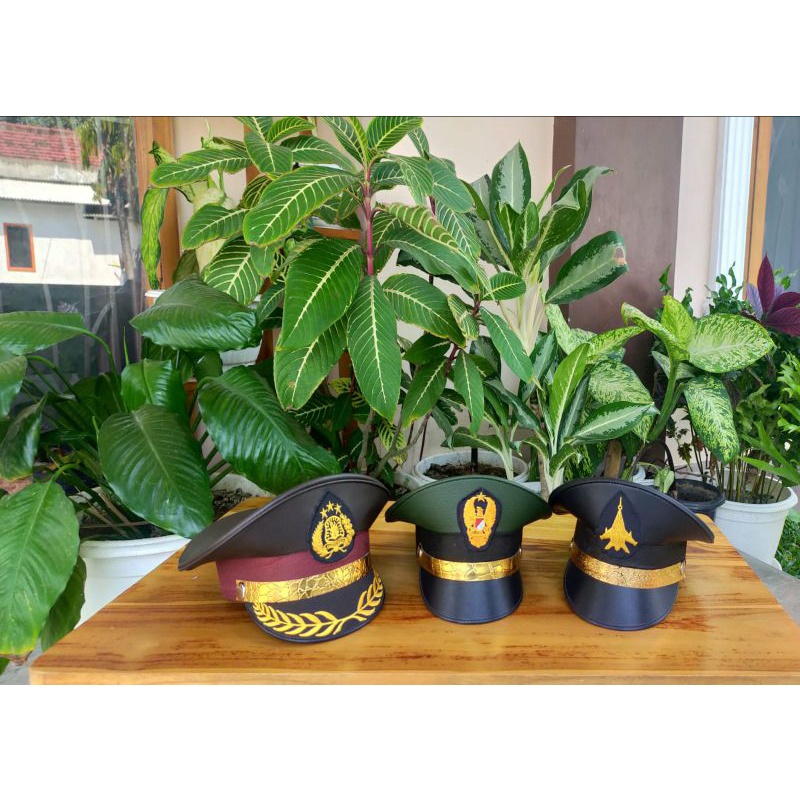Jual Topi polisi anak / topi tentara anak / topi pilot anak / atribut ...