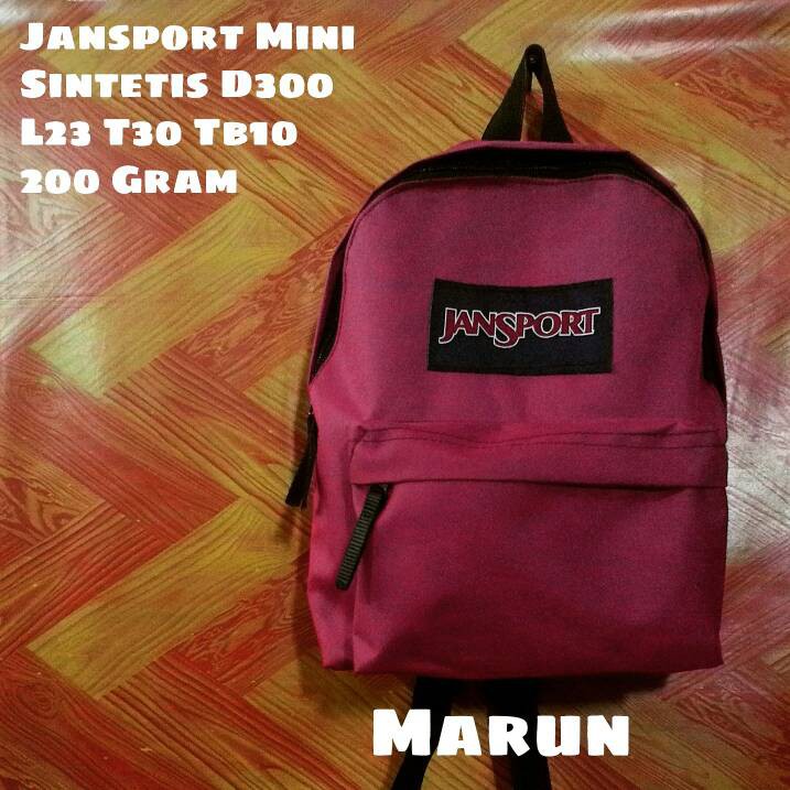Jual jansport mini maroon | Shopee Indonesia