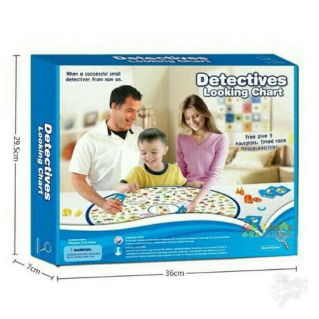 Jual Mainan Detective Looking Chart Family Game Detectives Anak ...