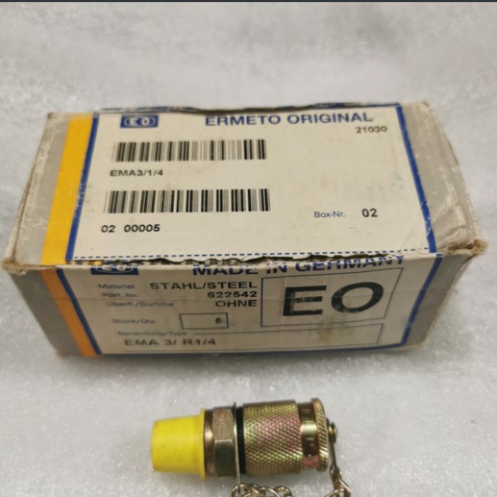 Jual Test Point Coupling G1/4" BSPP 630Bar ERMETO EMA 3 R1/4 | Shopee ...